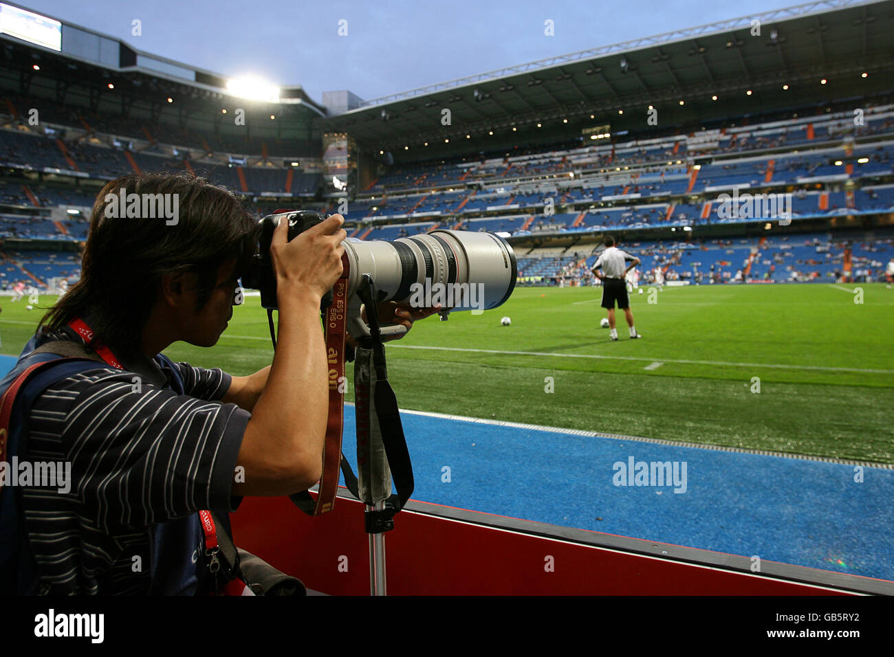 Stadium santiago bernabeu general view hi-res stock photography and ...