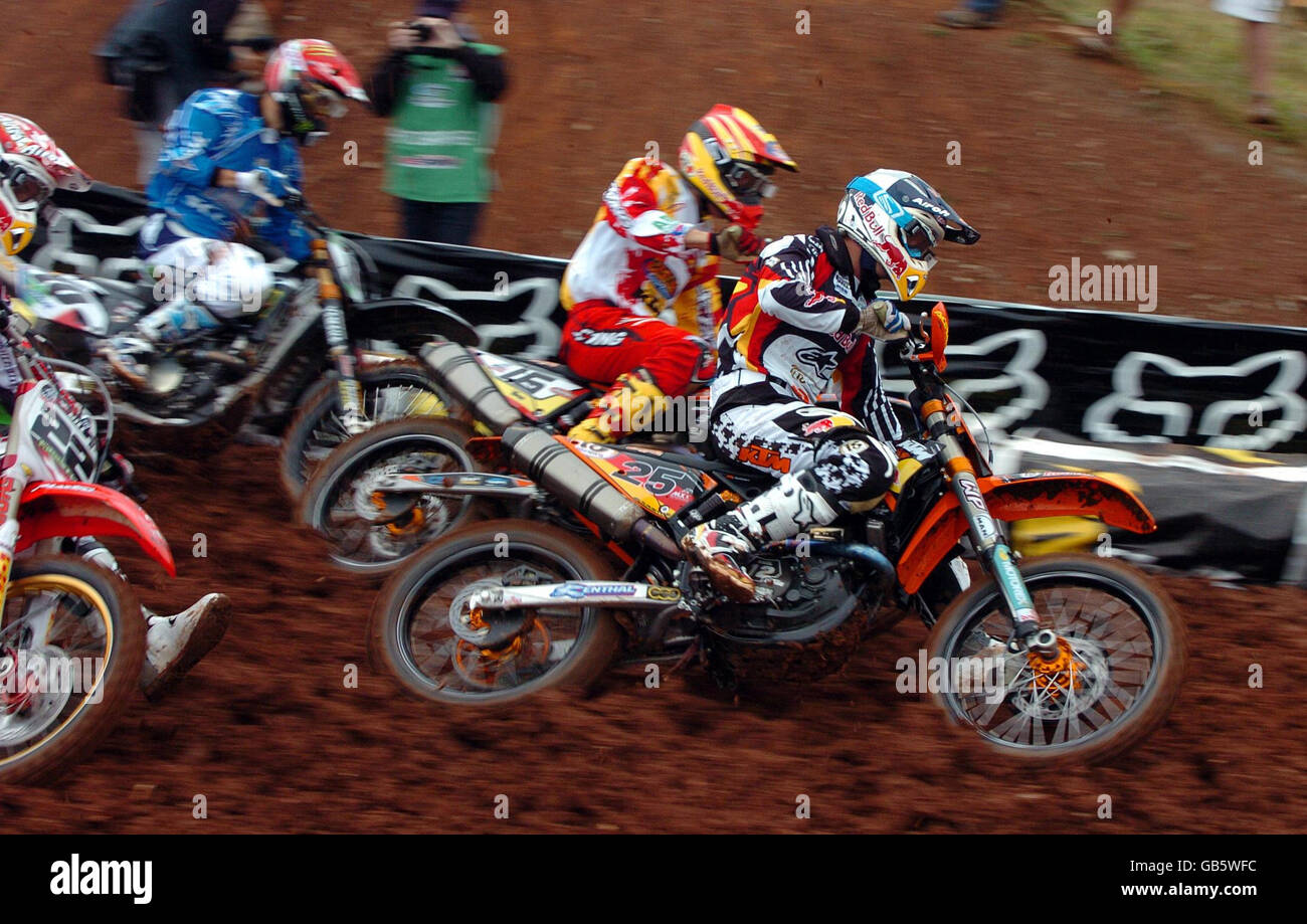 Germany's Max Nagel leads around the first corner during the Red Bull ...