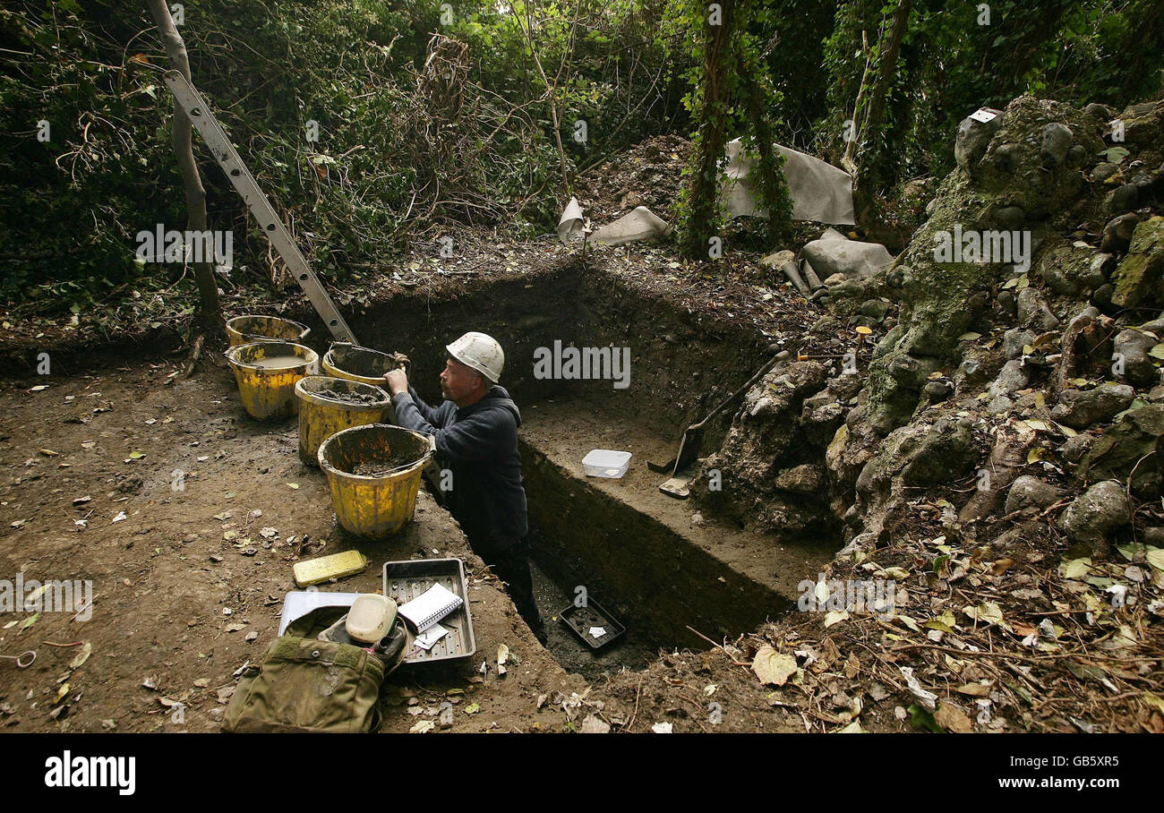 Roman coastline unveiled Stock Photo - Alamy