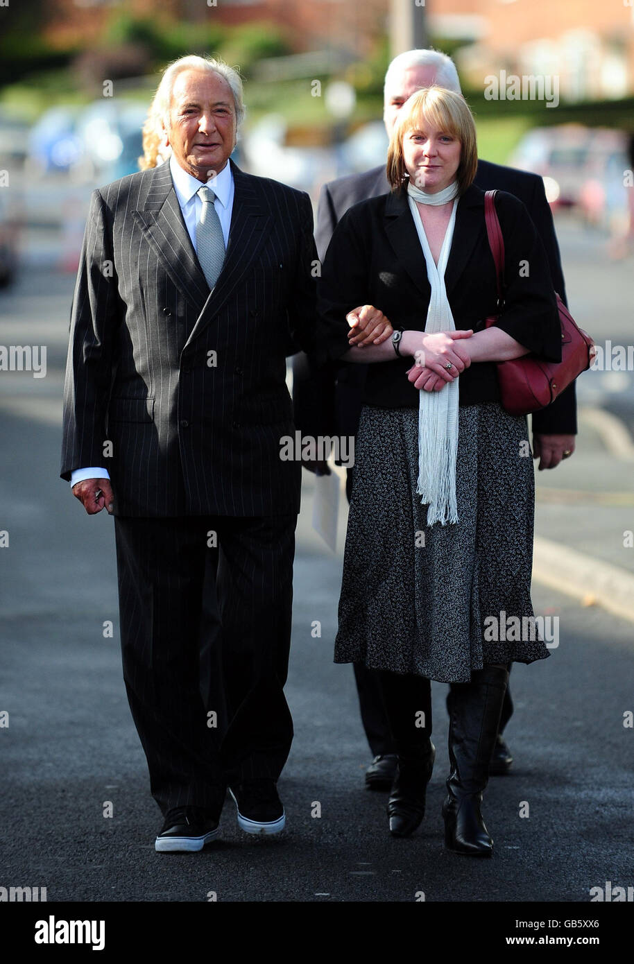 Michael Winner (left), Chairman of the Police Memorial Trust, arrives ...
