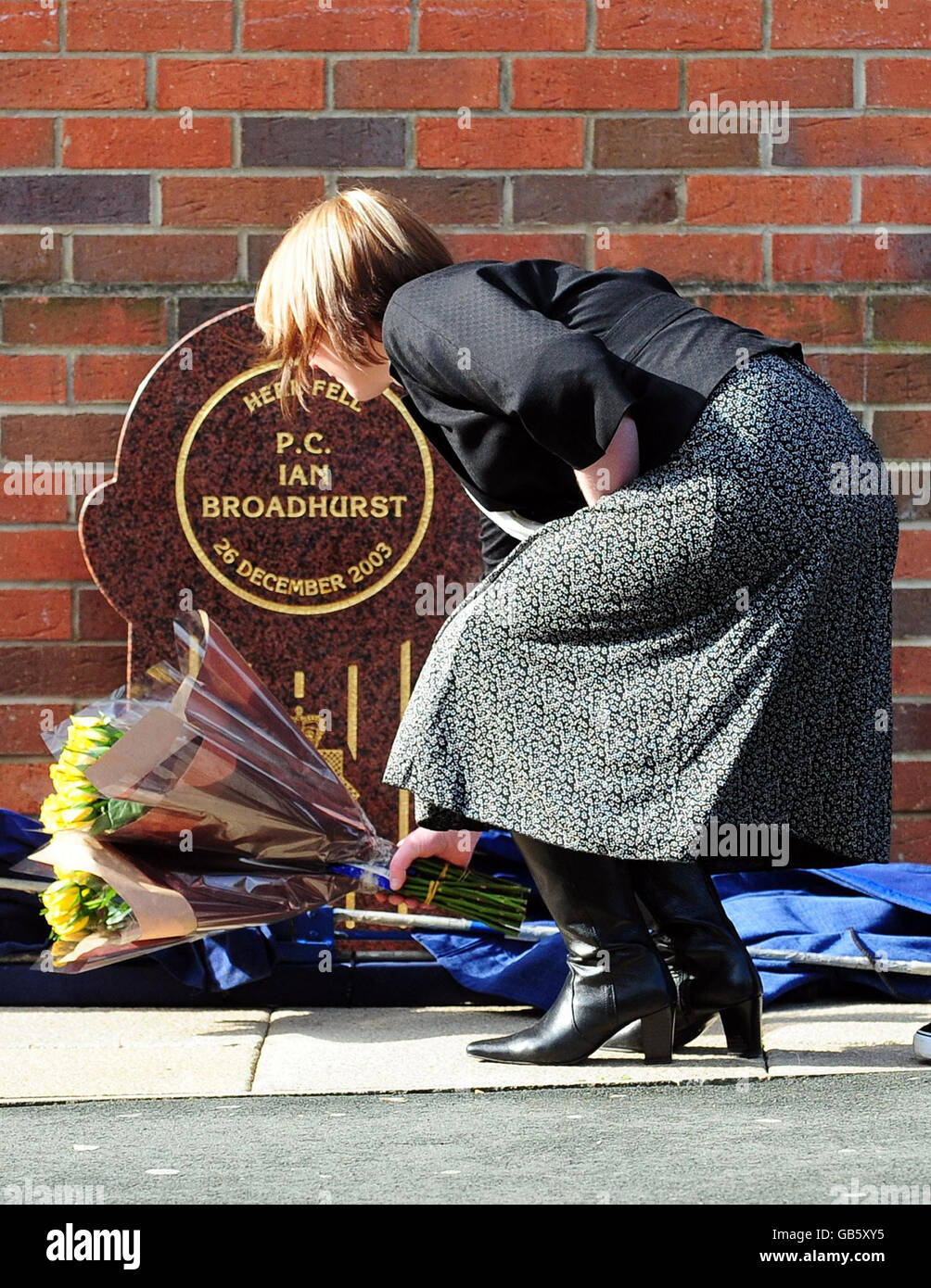 The widow of pc ian broadhurst hi-res stock photography and images - Alamy