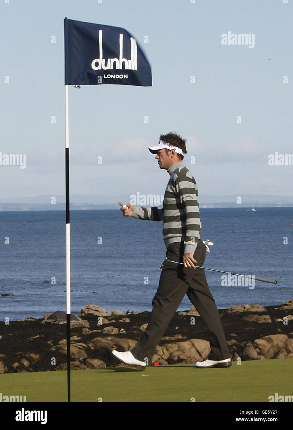 England's Nick Dougherty on the 12th during the Alfred Dunhill Links ...