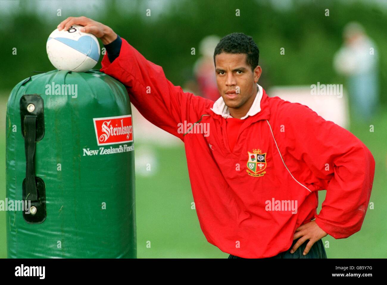 JEREMY GUSCOTT, READY TO TAKE ON THE ALL BLACKS IN NEW ZEALAND Stock ...