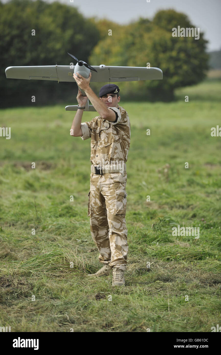 Army unveils hi-tech military might Stock Photo - Alamy