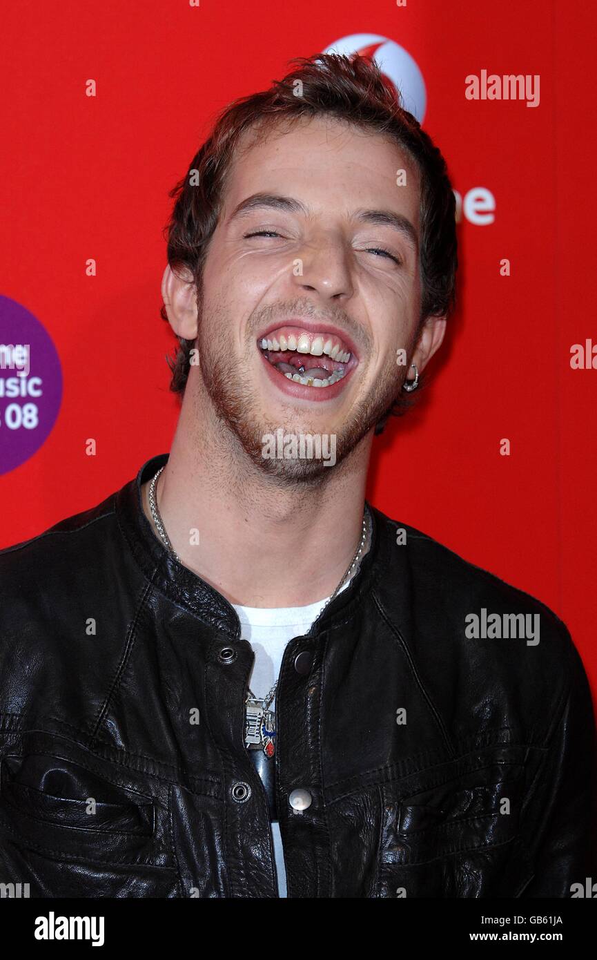 James morrison arrives vodafone live music awards hi-res stock ...
