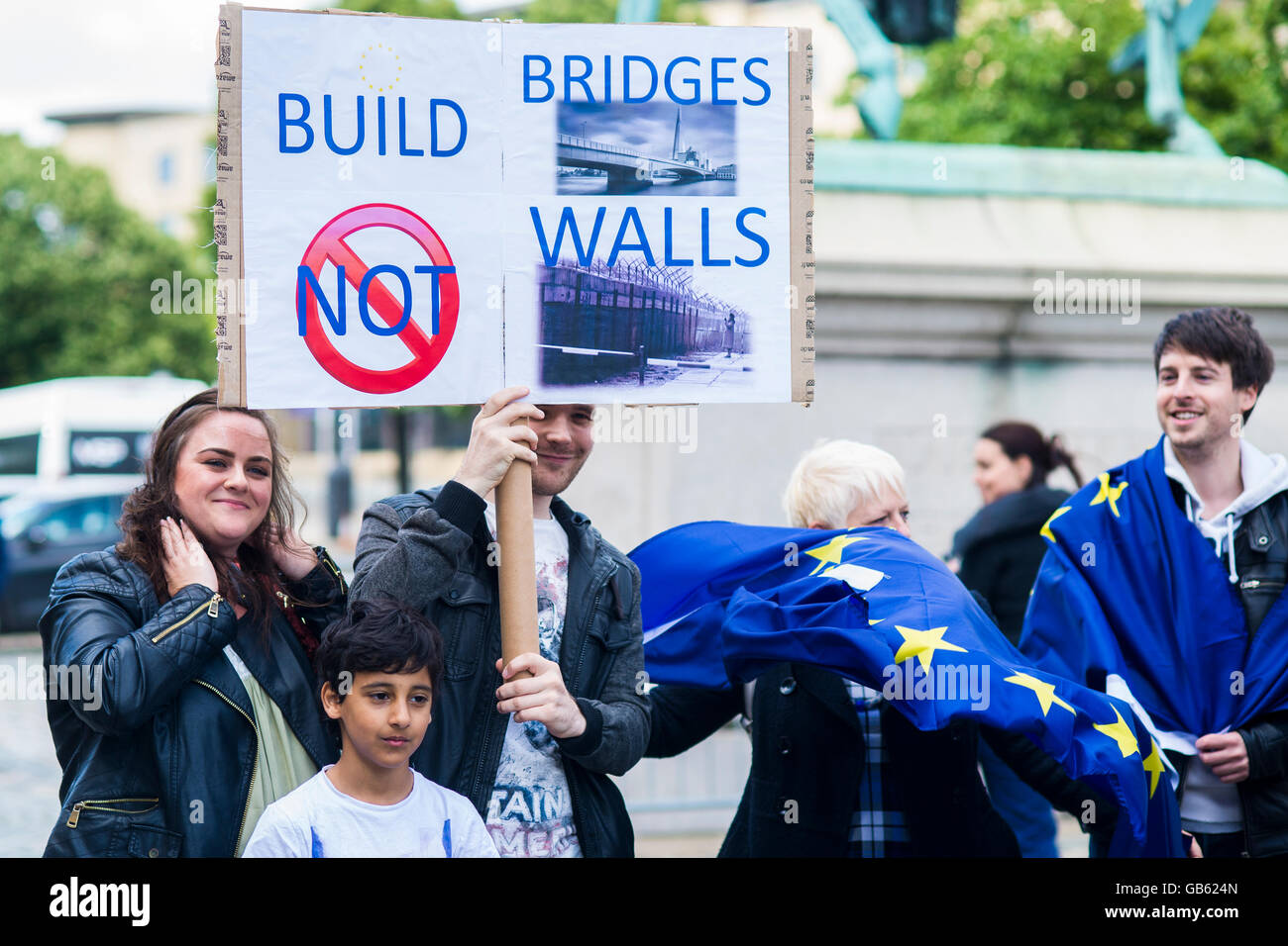 Protest rally banner hi-res stock photography and images - Alamy