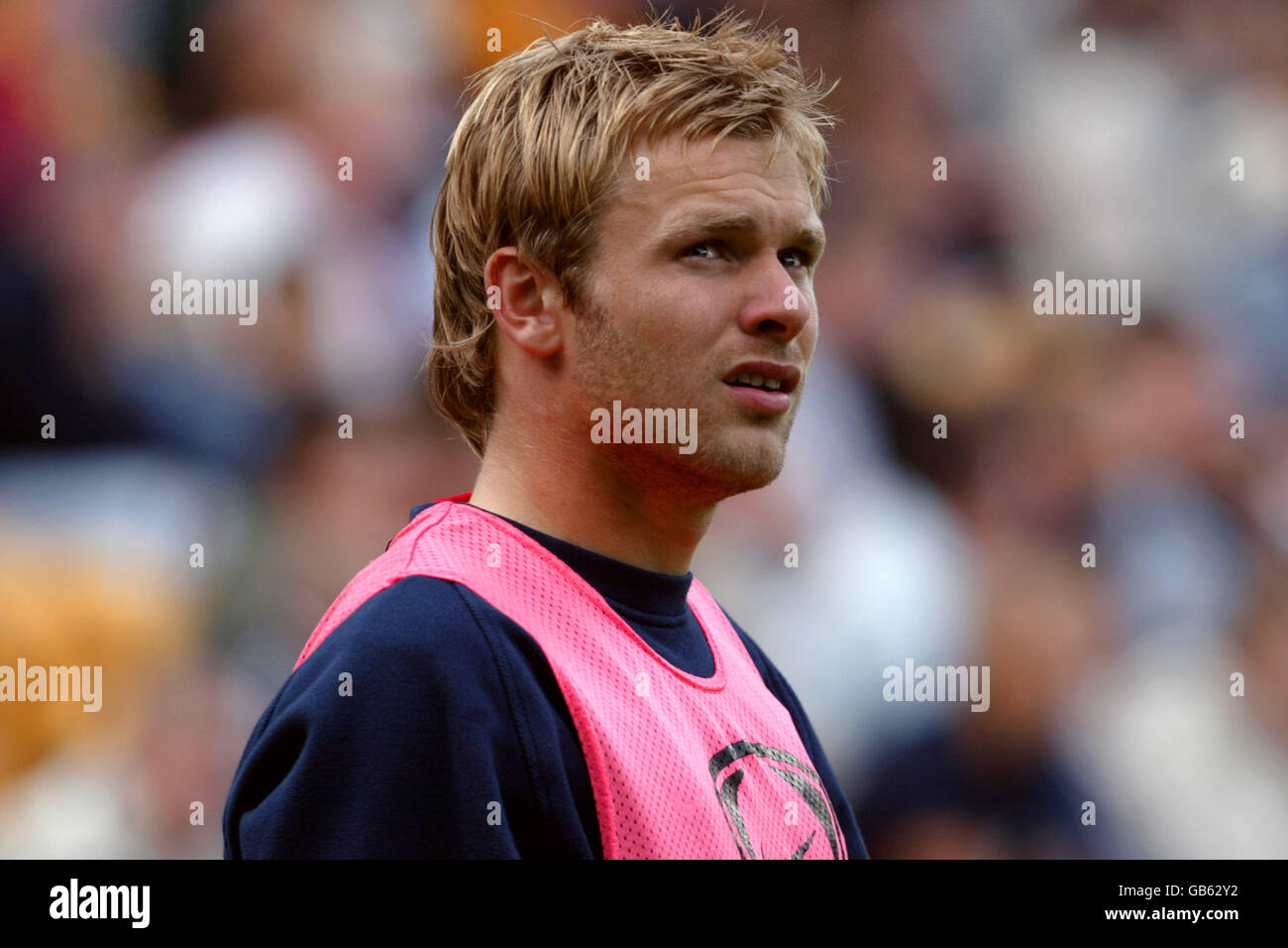 Sunderlands michael proctor during the pre match warm up hi-res stock ...