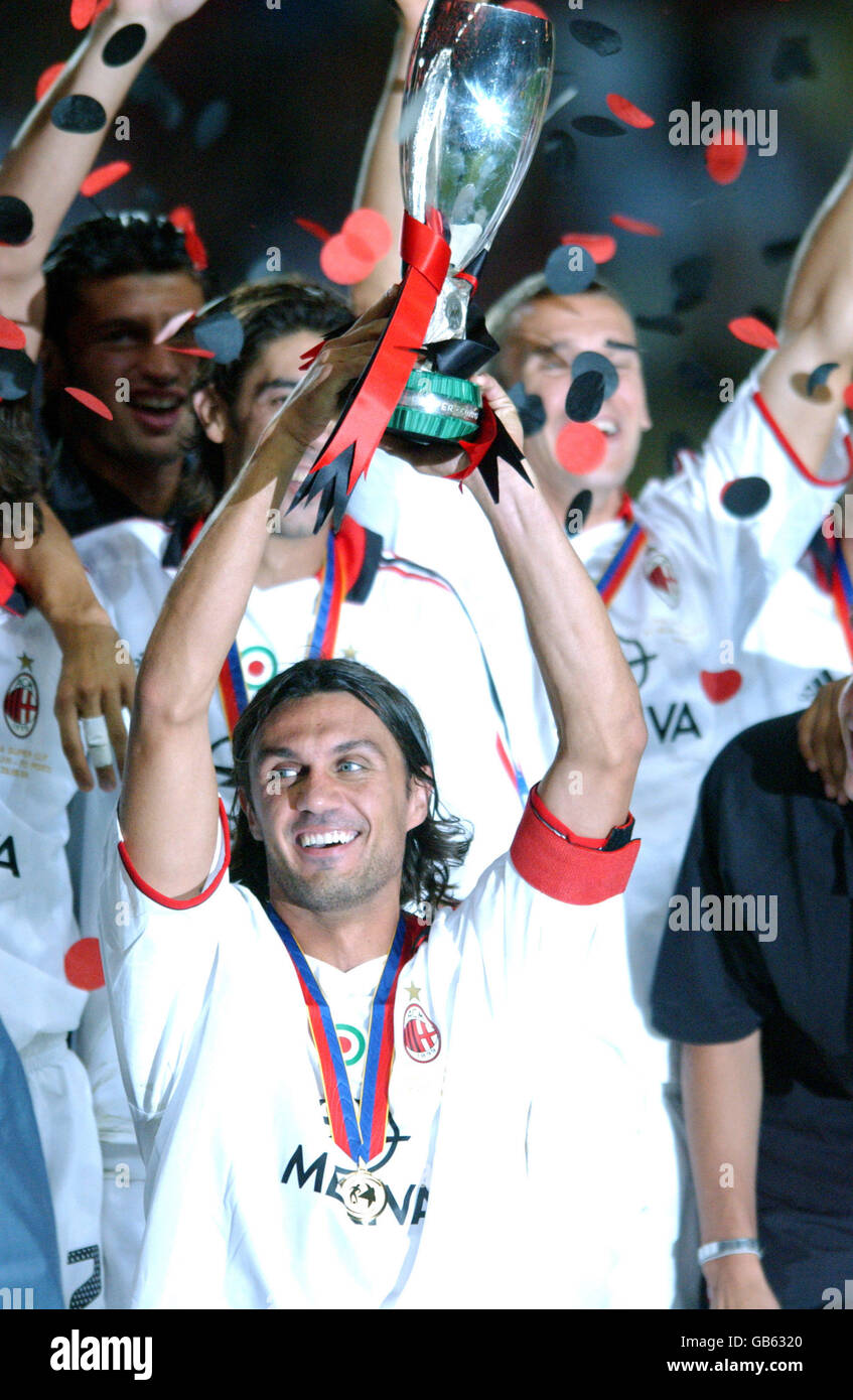 Paolo maldini trophy hi-res stock photography and images - Alamy