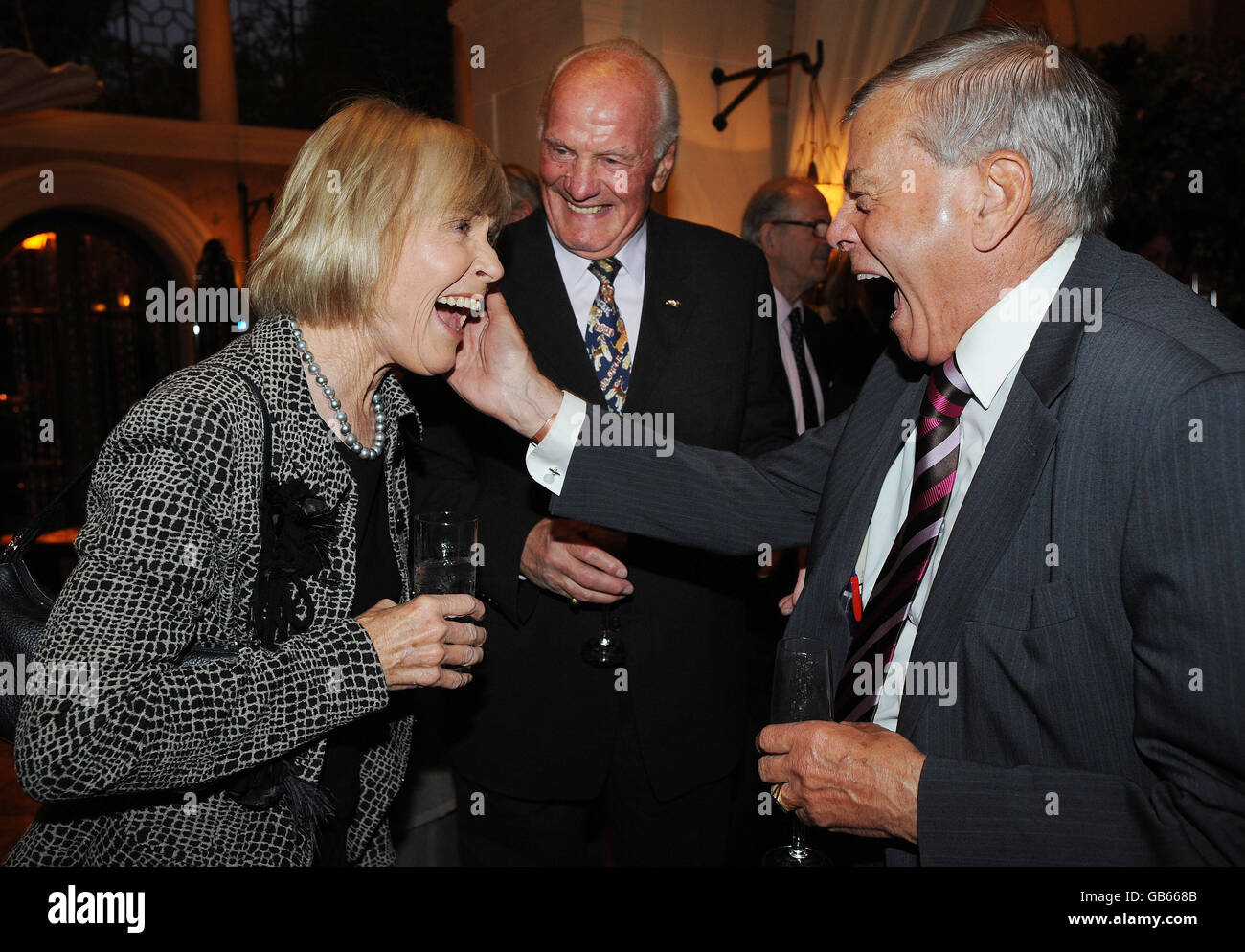 (left-right) Lady Mary Parkinson, wife of former chat show host Sir ...