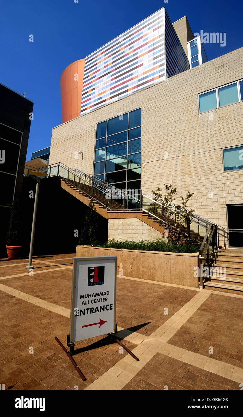 Muhammad Ali Centre. Muhammad Ali Center, Louisville, Kentucky Stock ...