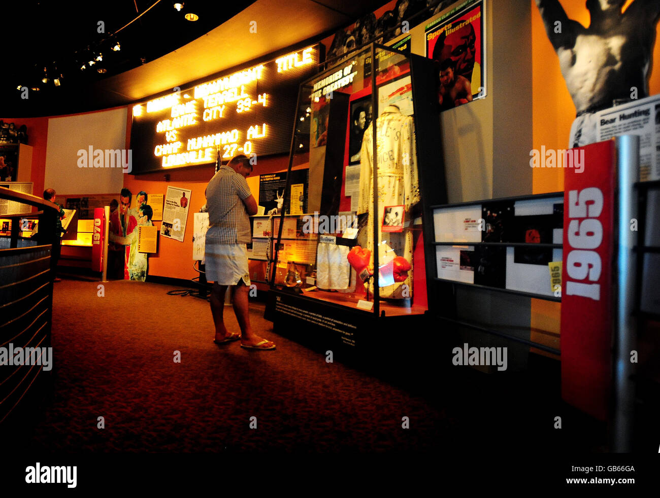 Exhibits at Muhammad Ali Centre, Louisville, Kentucky Stock Photo - Alamy
