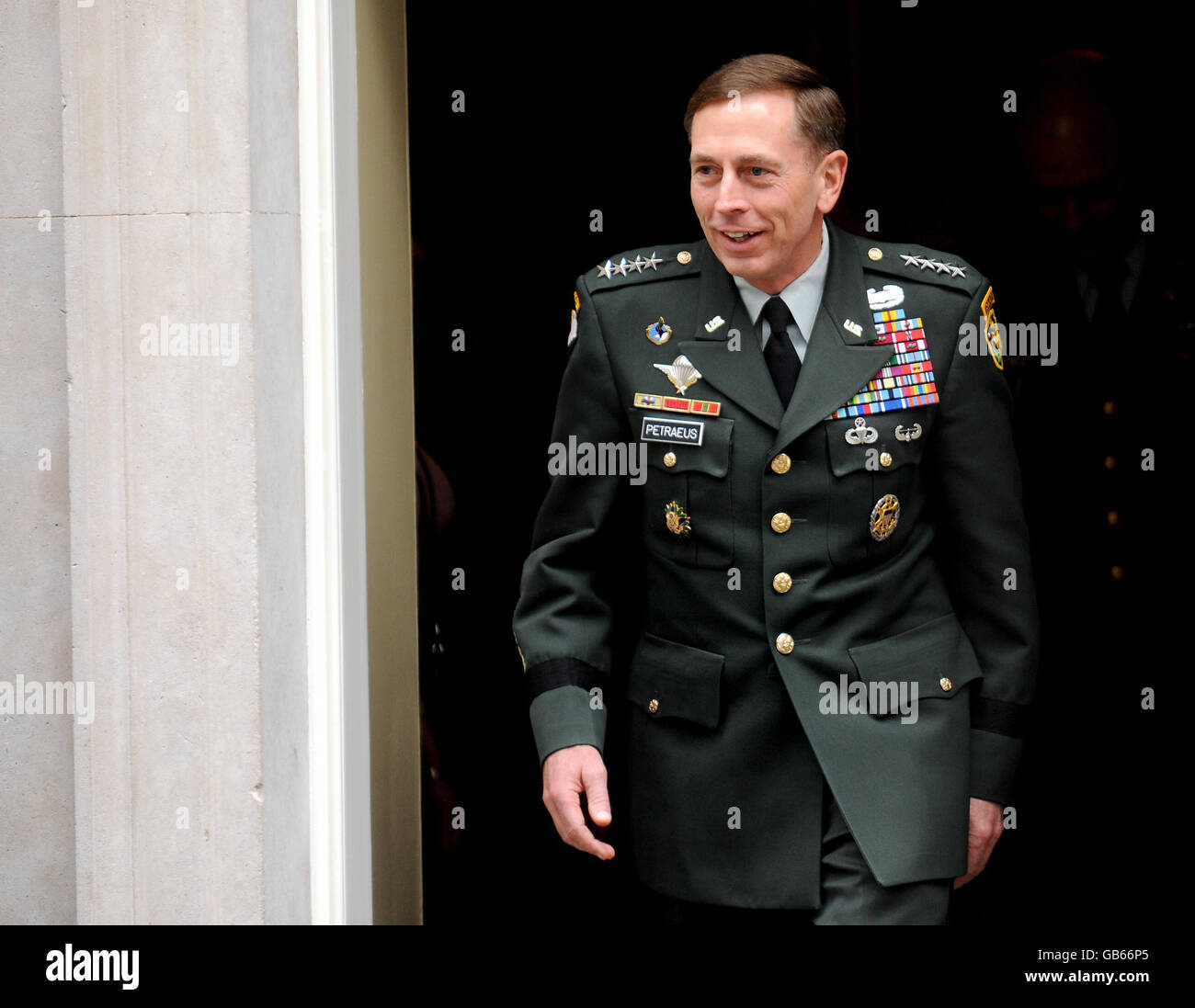 General Petraeus visits the UK Stock Photo - Alamy