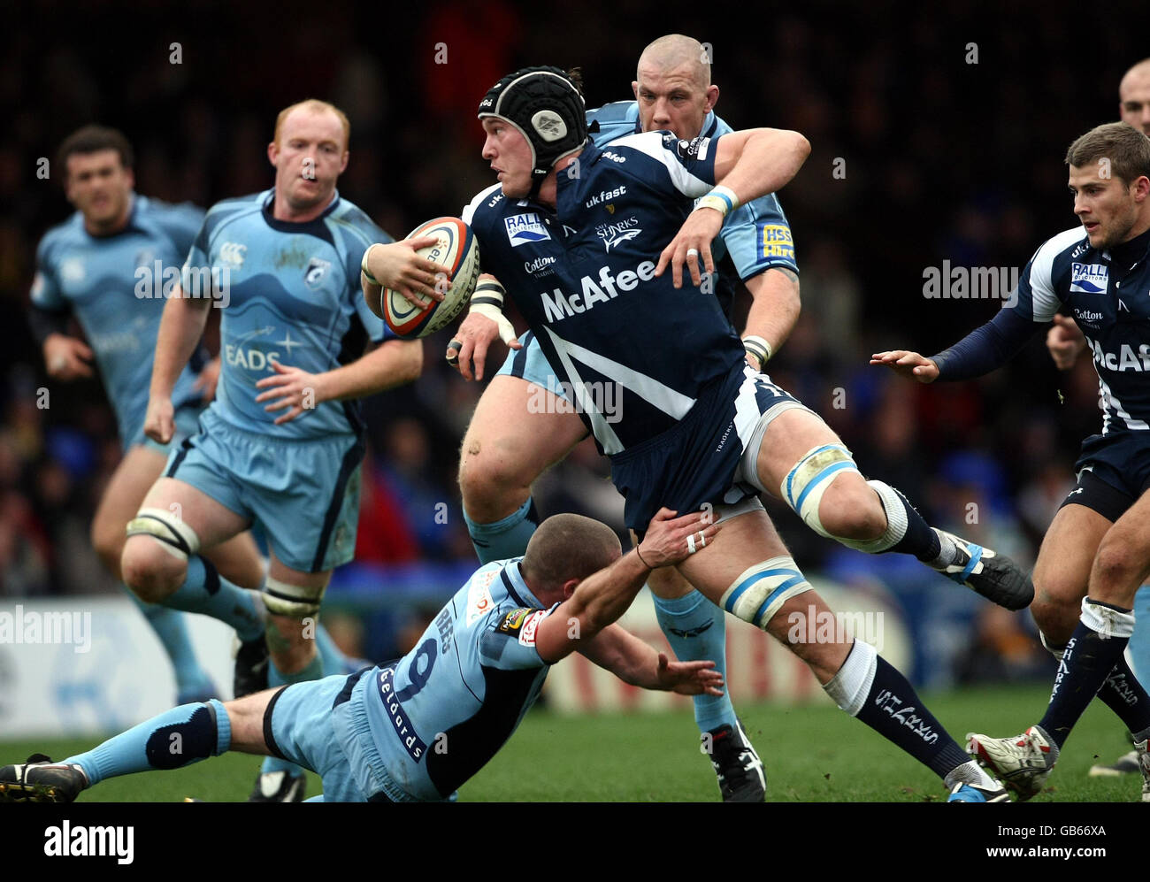 Rugby Union - EDF Energy Cup - Sale Sharks v Cardiff Blues - Edgeley ...