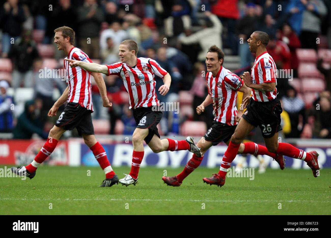 Grant leadbitter celebrates sunderland hi-res stock photography and ...