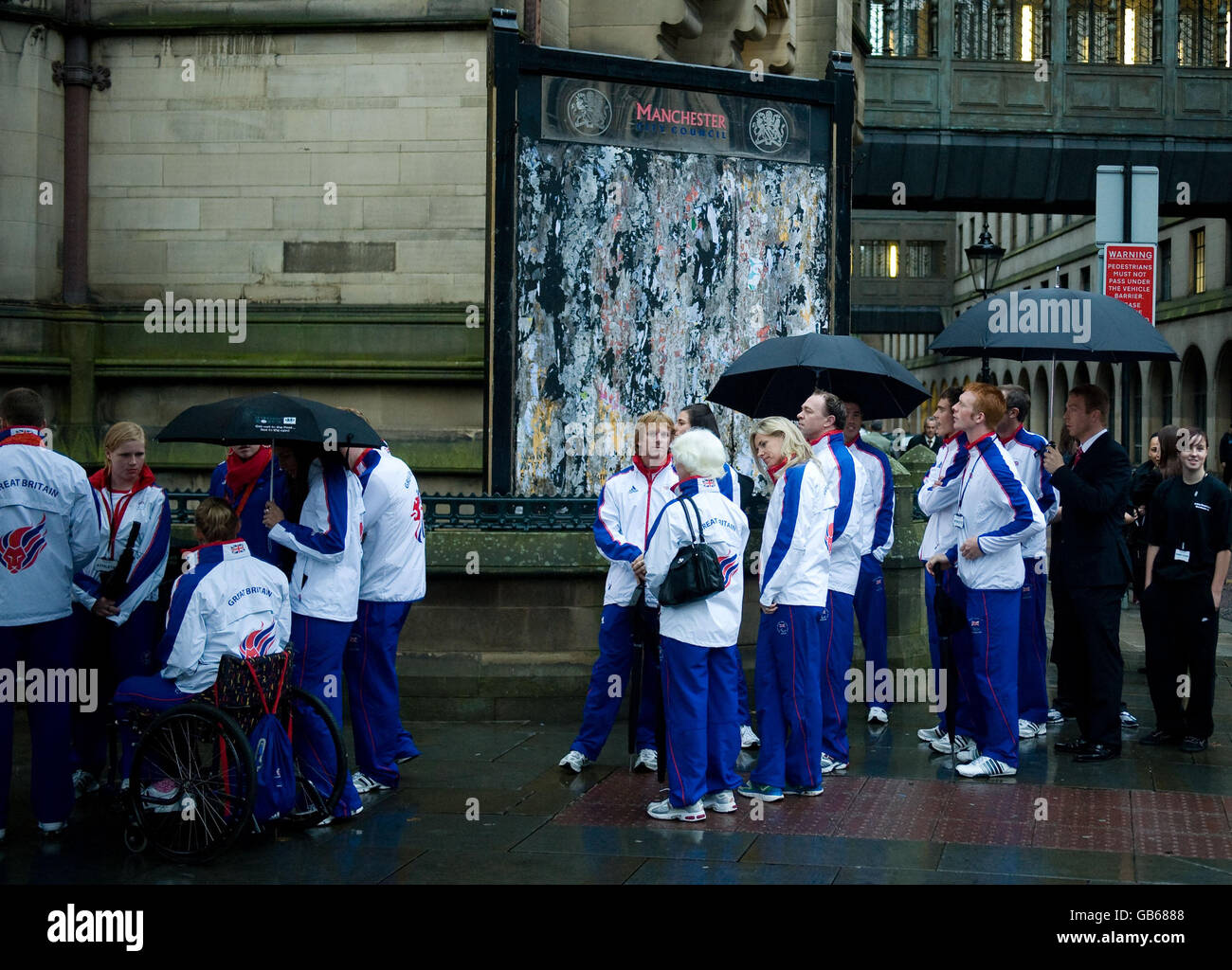 Olympics - Olympic Reception - Manchester Town Hall Stock Photo - Alamy