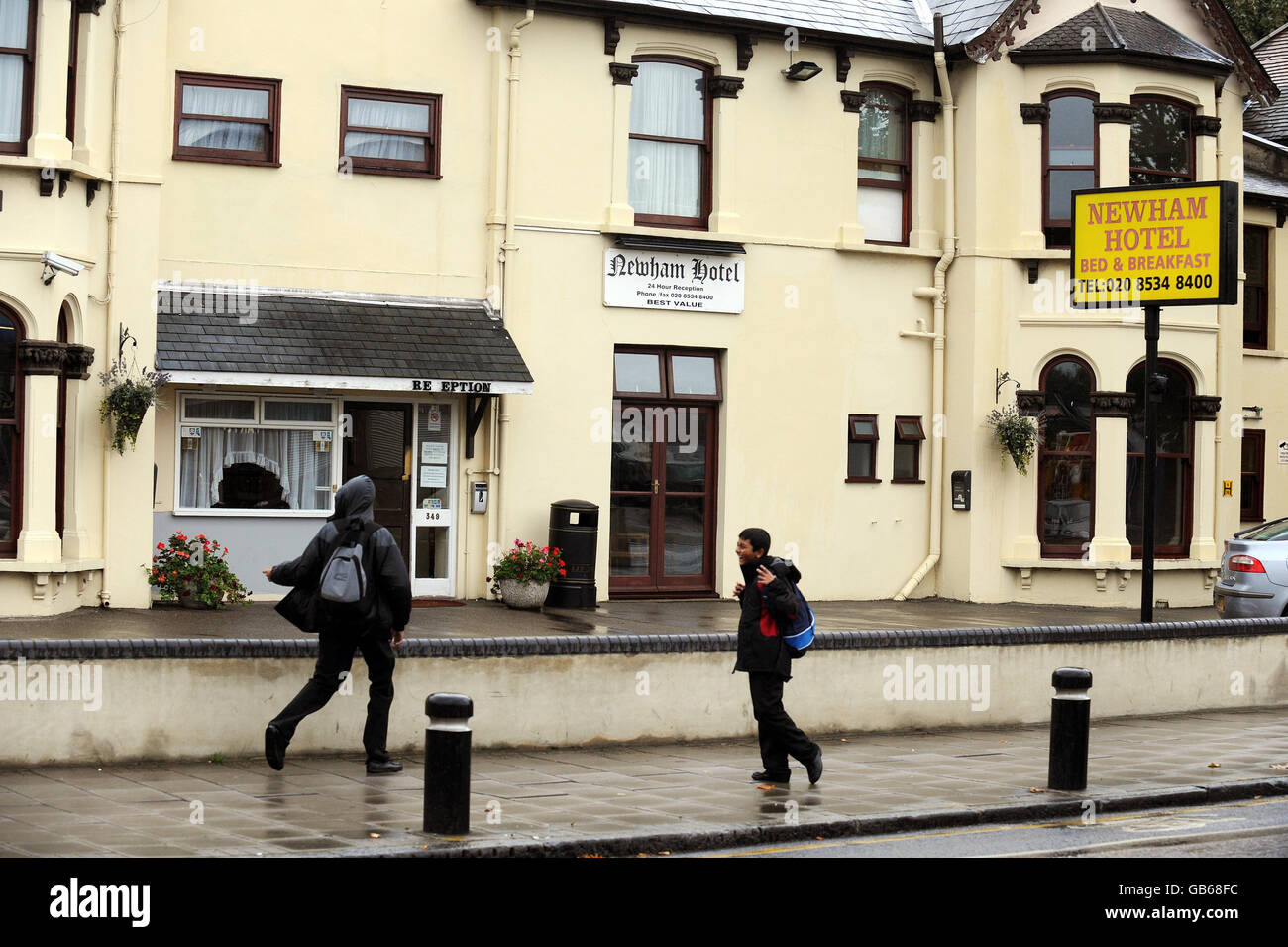 The Newham Hotel in Romford Road, Forest Gate, East London Stock Photo ...