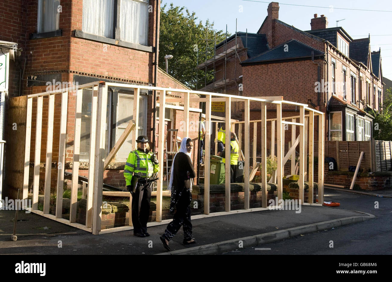 The scene on Shepherd's Lane, Harehills, Leeds, where police ...