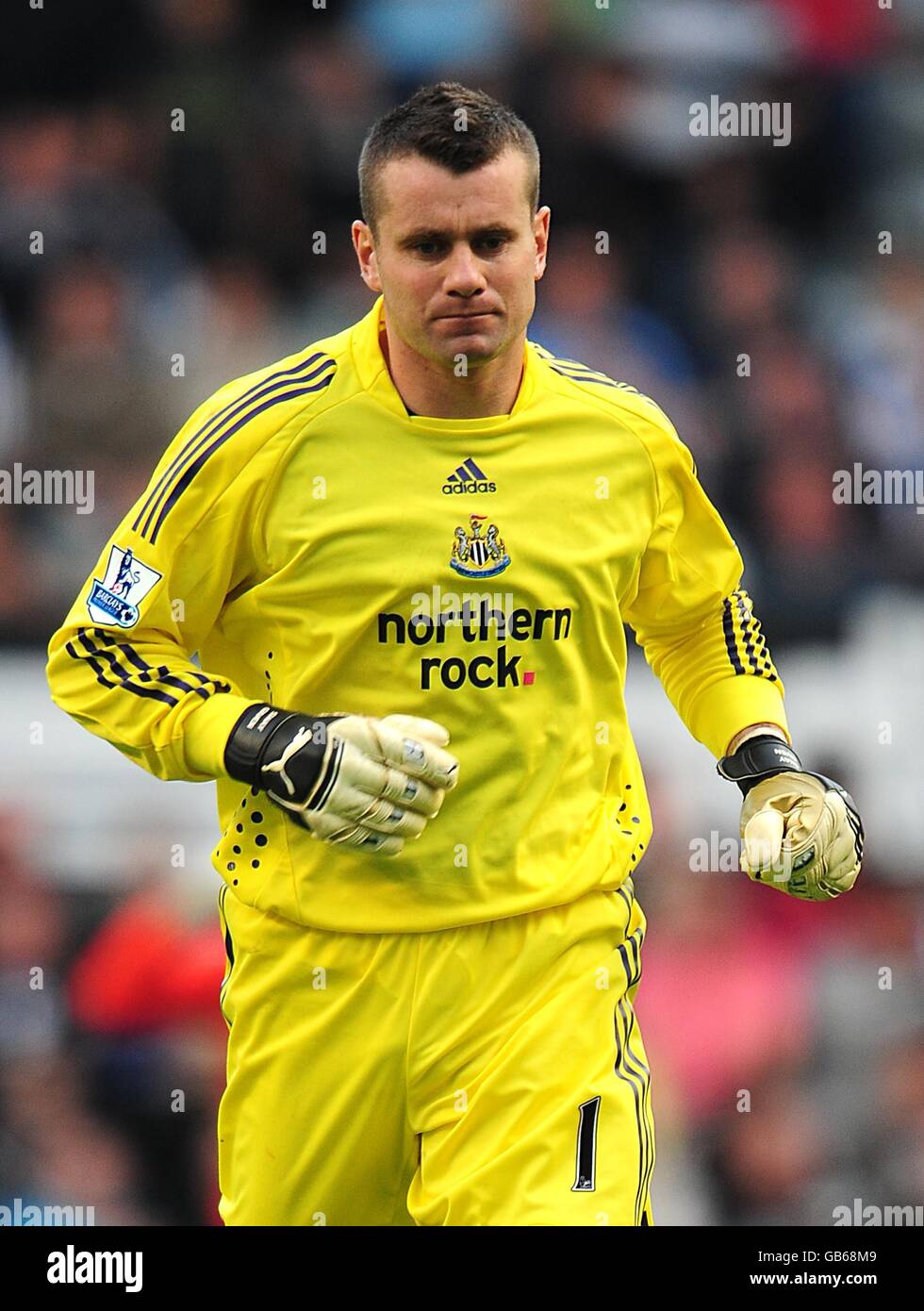 Newcastle united goalkeeper shay given hi-res stock photography and ...