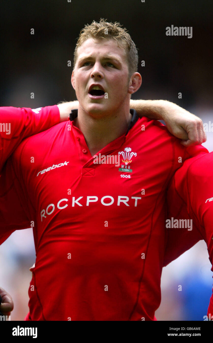 Rugby Union - International Match - Wales v England. Dafydd Jones ...