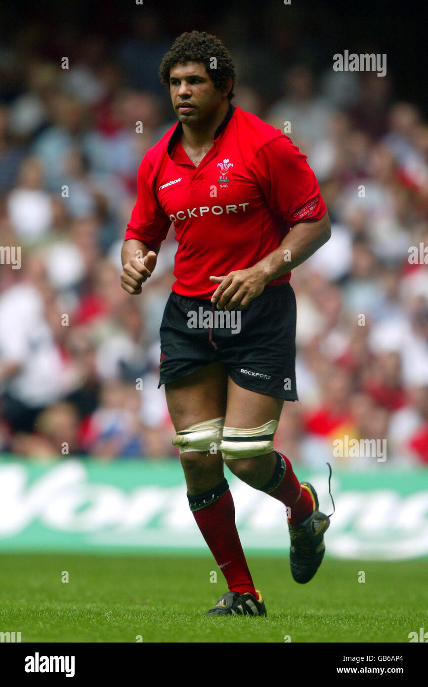 Rugby Union - International Match - Wales v England. Colin Charvis ...