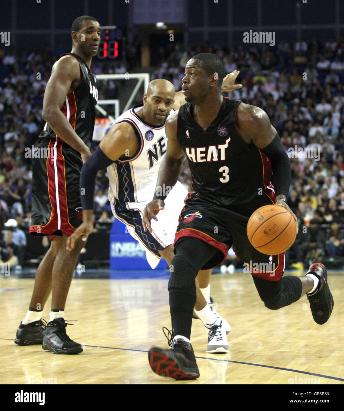 Basketball - NBA - Pre-Season Tour - Miami Heat v New Jersey Nets - O2 ...