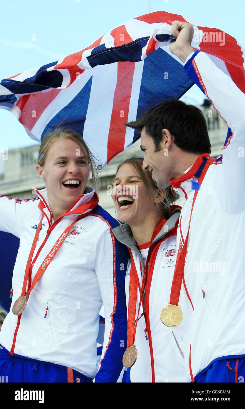 Olympics - Team GB Beijing Homecoming Parade - London Stock Photo - Alamy