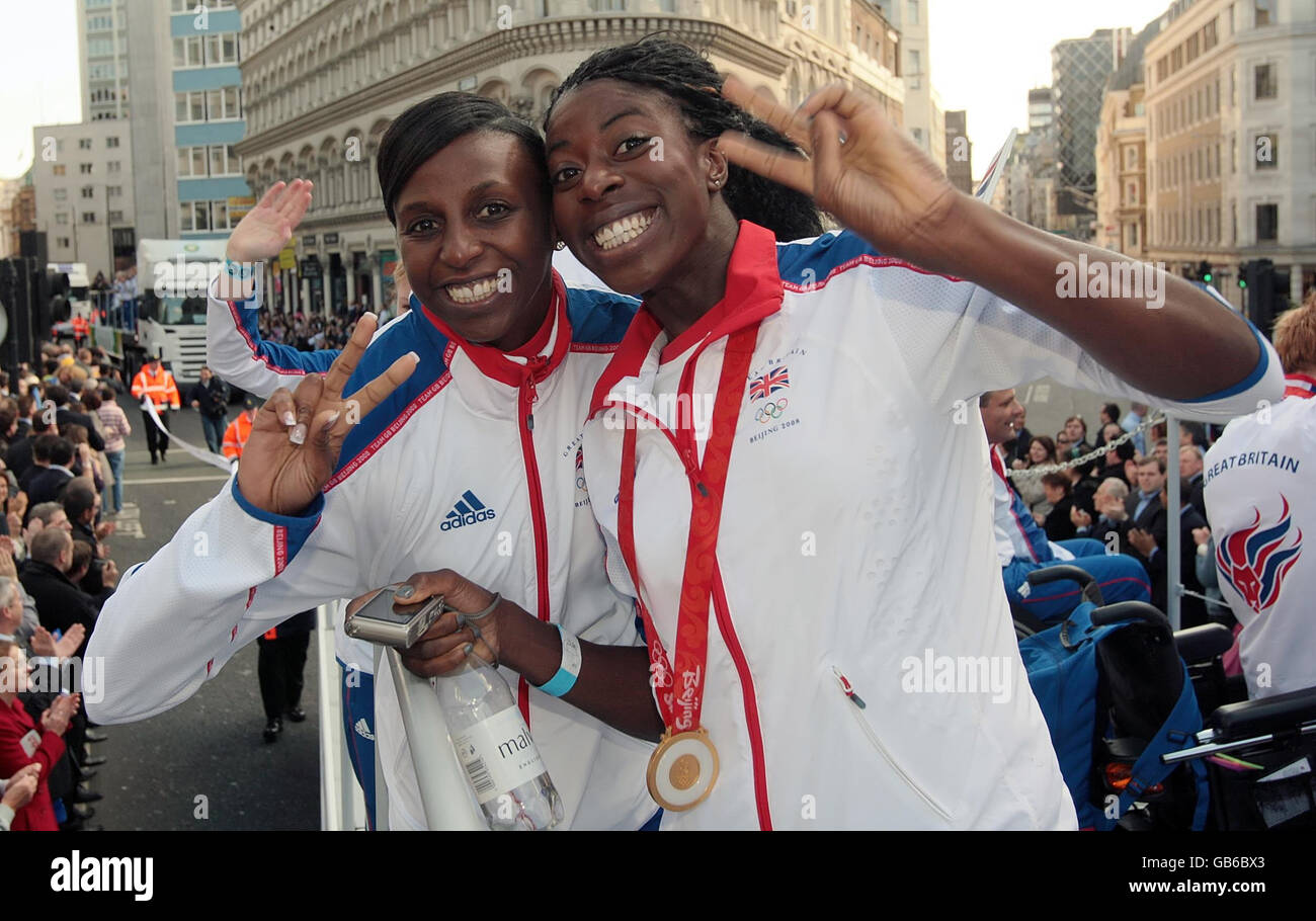 Olympics - Team GB Beijing Homecoming Parade - London Stock Photo - Alamy