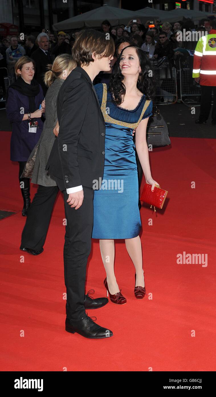 Sam Riley and Eva Green arrive for the official screening of 'Franklyn ...