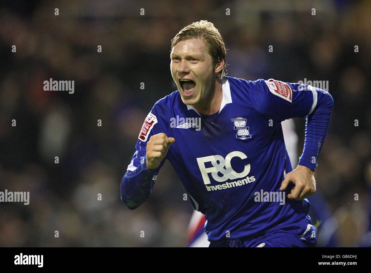Birmingham citys garry oconnor celebrates scoring the winning goal hi ...