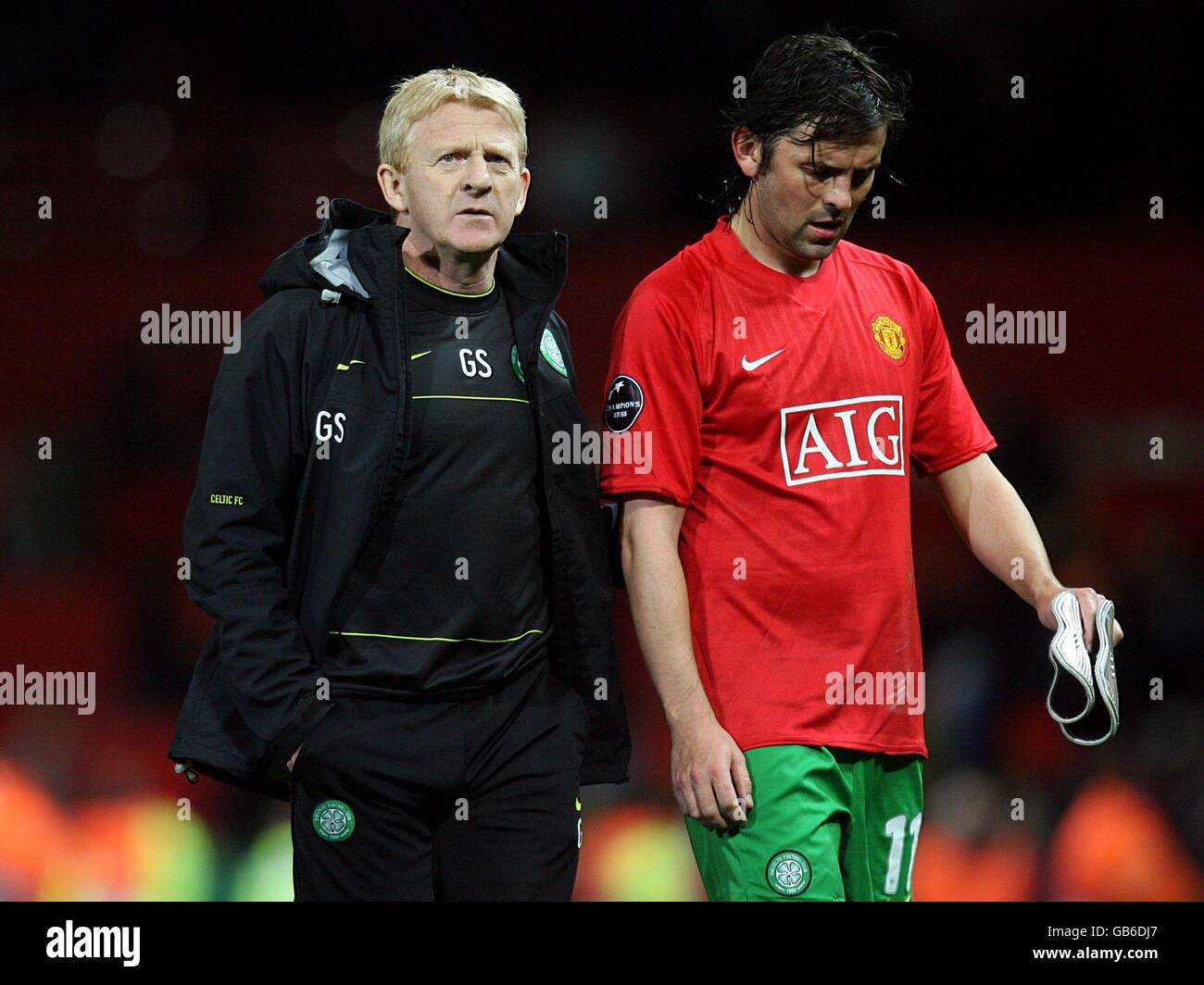 Gordon strachan manchester united hi-res stock photography and images ...
