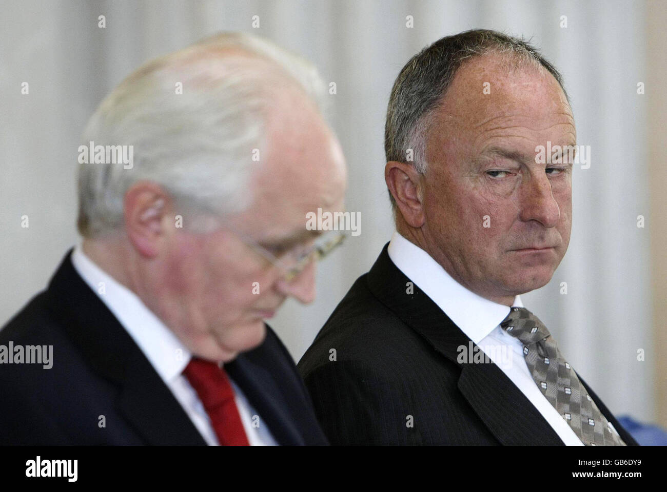 (Left to right) Environment Minister John Gormley and Justice Minister ...