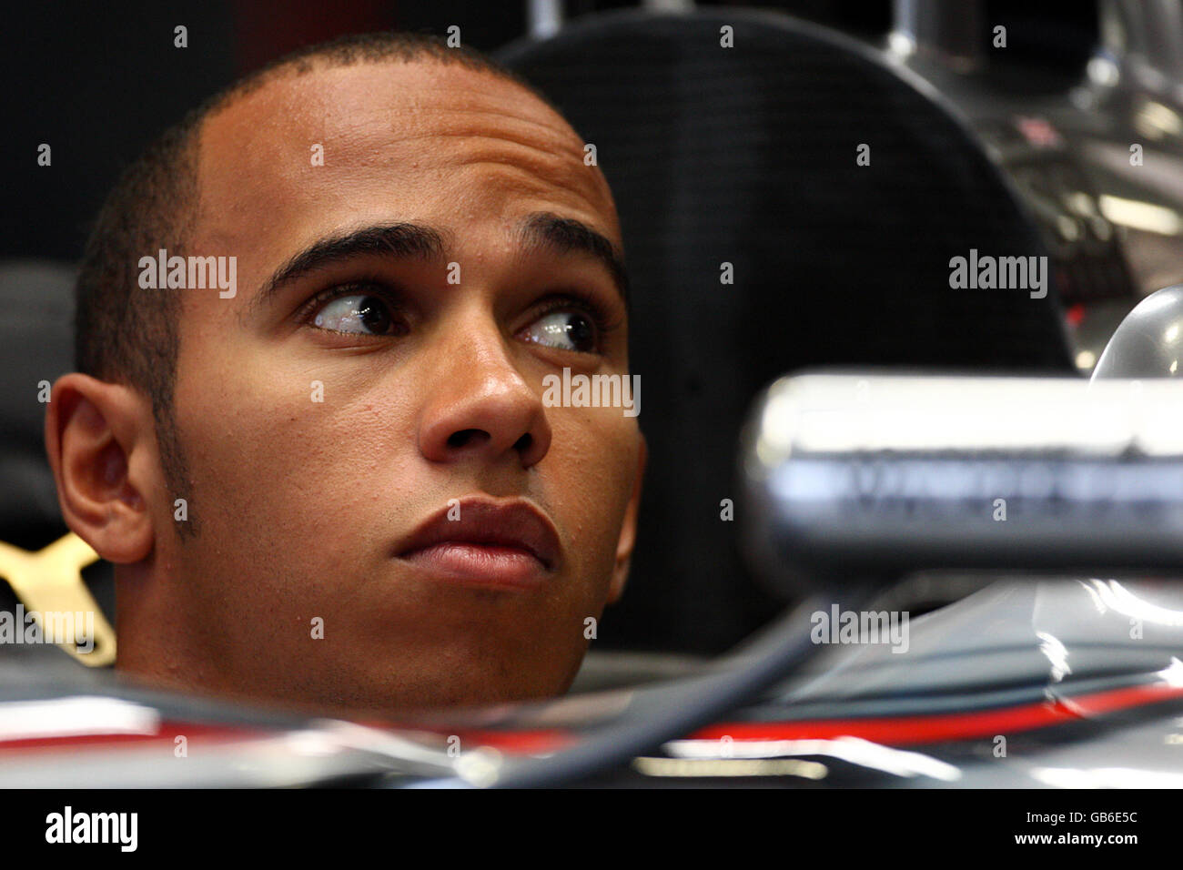 F1 headshot head shot portrait lewishamiltoncollection hi-res stock ...