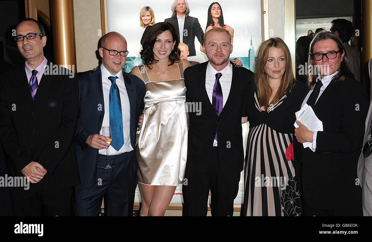 How To Lose Friends and Alienate People Premiere - London Stock Photo ...