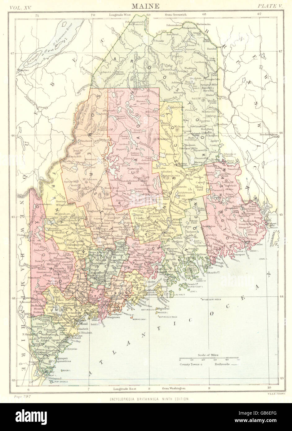 Maine counties hi-res stock photography and images - Alamy