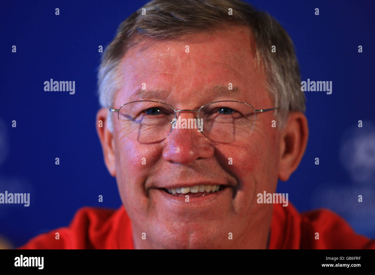 Manchester uniteds manager alex ferguson uefa champions league hi-res ...