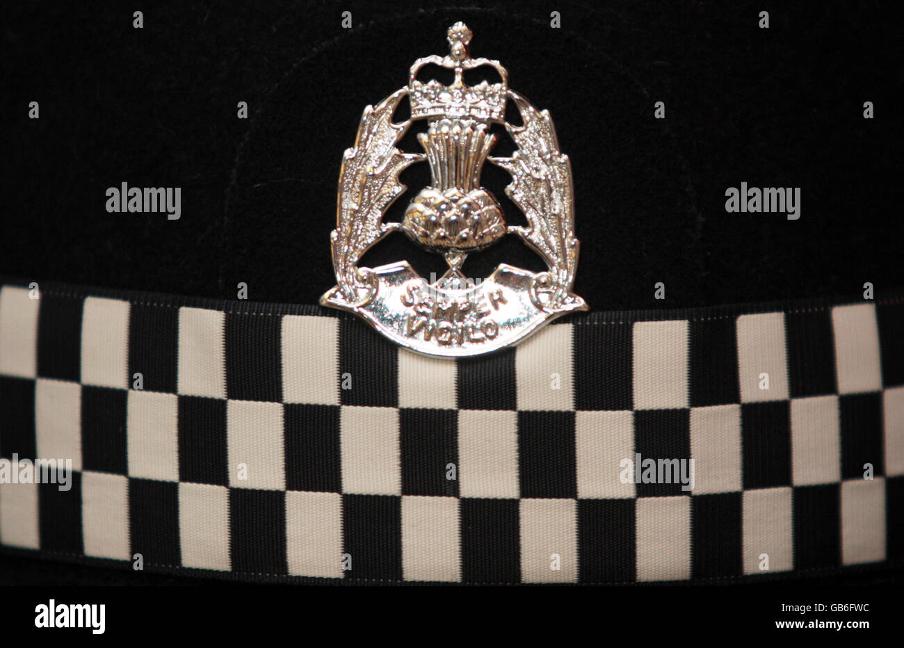 Badge scottish police force edinburgh police station hi-res stock ...