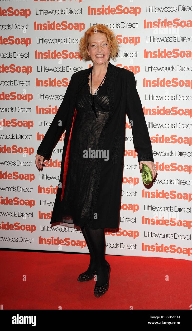Charlie hardwick arrives 2008 inside soap awards gilgemesh hi-res stock ...