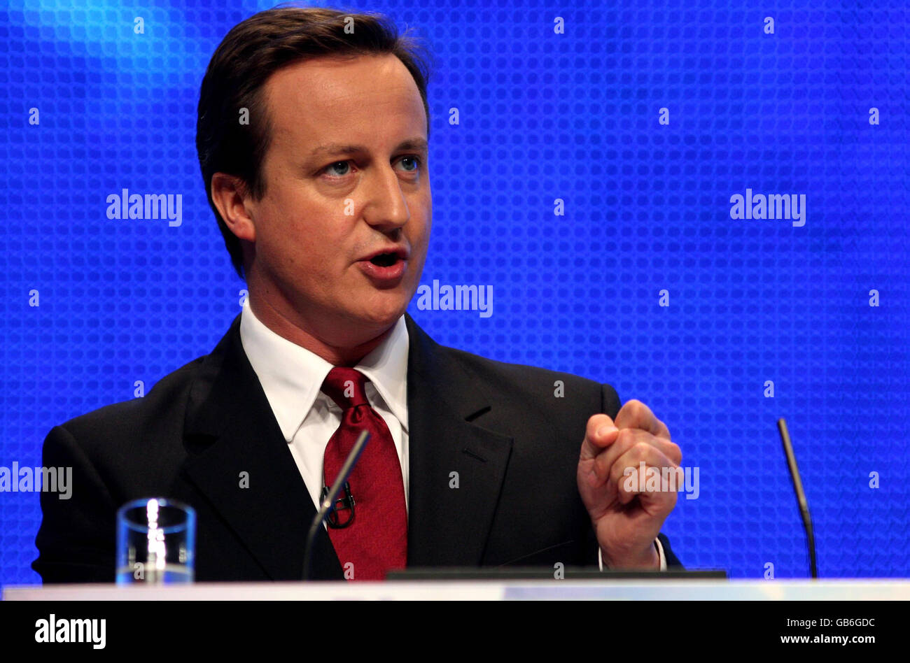 Conservative party Leader David Cameron addresses the Conservative ...