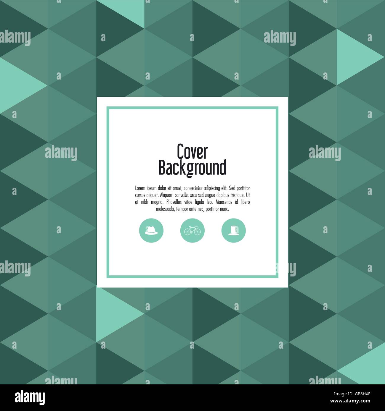 tiangle icon. Cover background. Vector graphic Stock Vector Image & Art ...