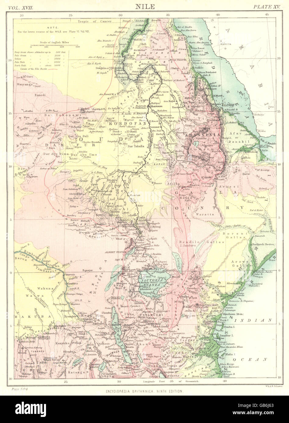 NILE VALLEY: Sudan Tanzania Ethiopia Uganda Lake Victoria. Britannica ...