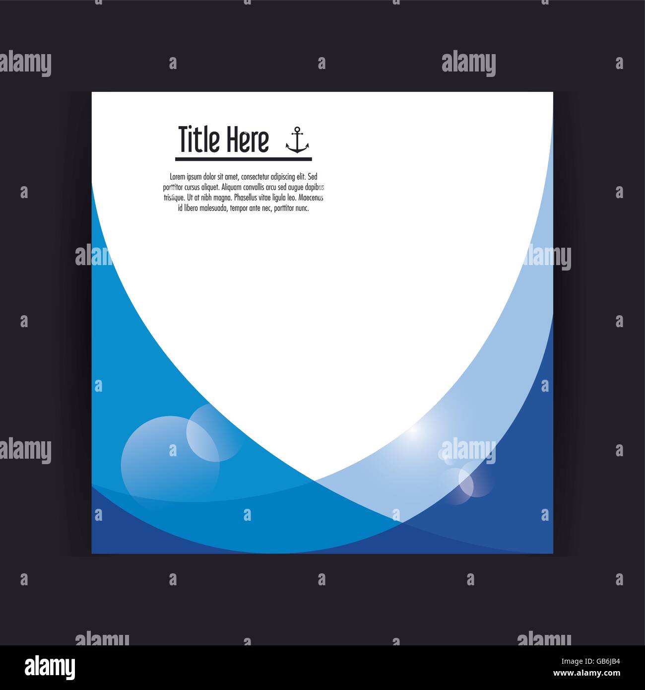 Blue icon. Cover background. Vector graphic Stock Vector Image & Art ...