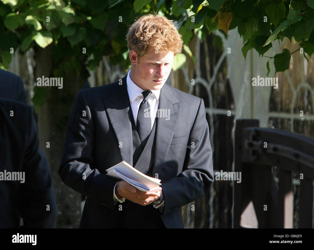 Captain Gerald Ward memorial service Stock Photo - Alamy