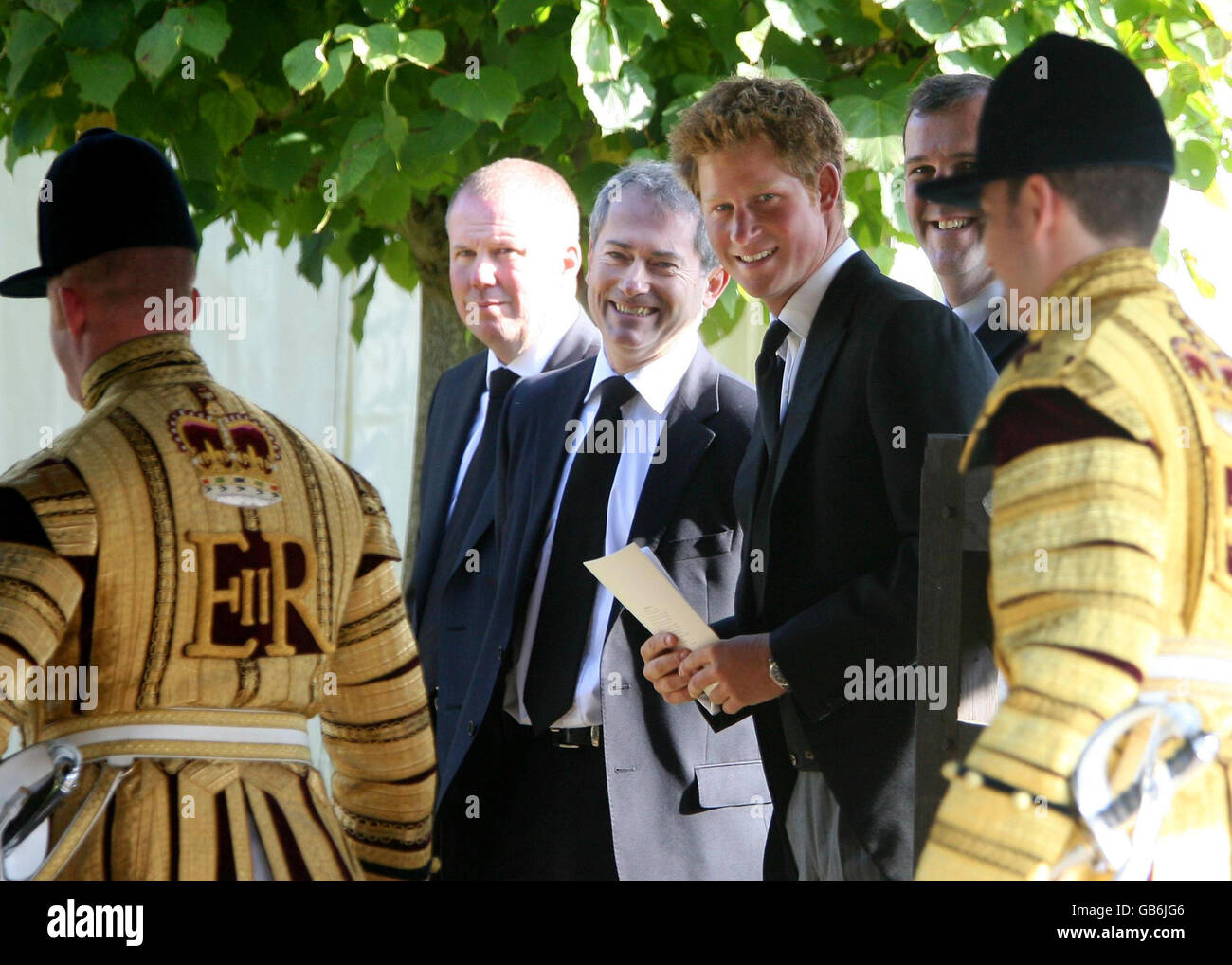 Captain Gerald Ward memorial service Stock Photo - Alamy