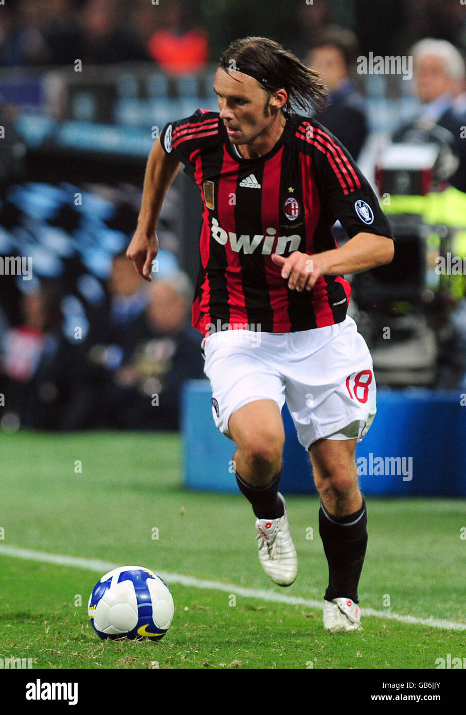Soccer italian serie ac milan inter milan stadio giuseppe meazza hi-res ...