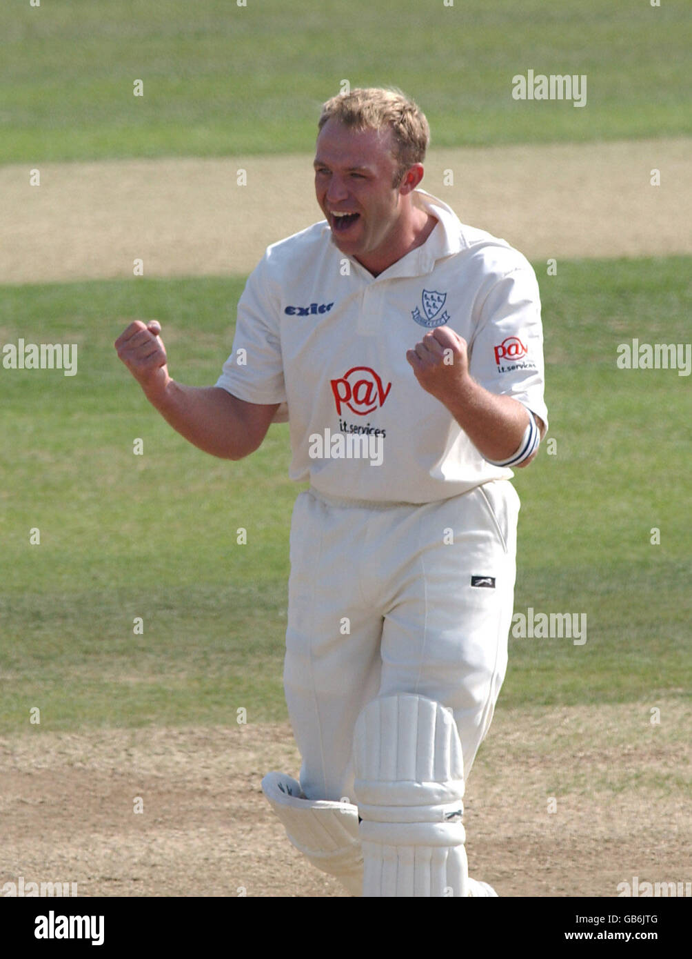 Sussex's Captain Chris Adams celebrates after they win the County ...