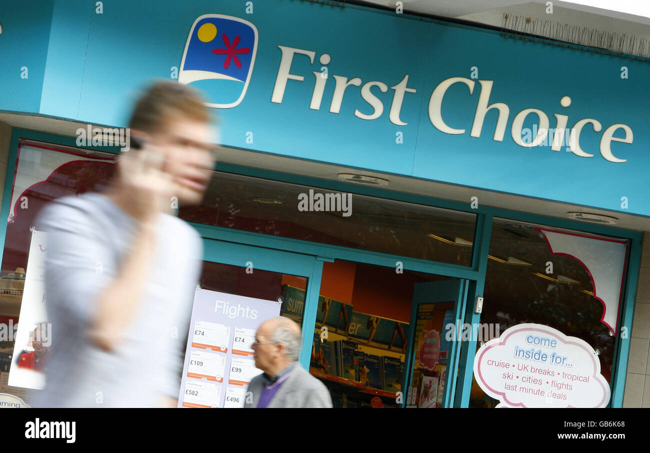 Stock - First Choice Travel Agent Stock Photo - Alamy