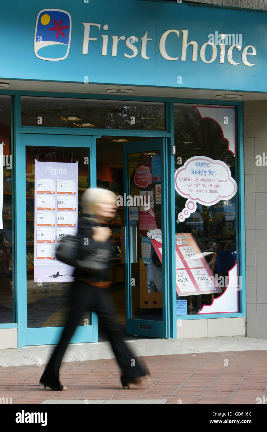 Stock - First Choice Travel Agent Stock Photo - Alamy