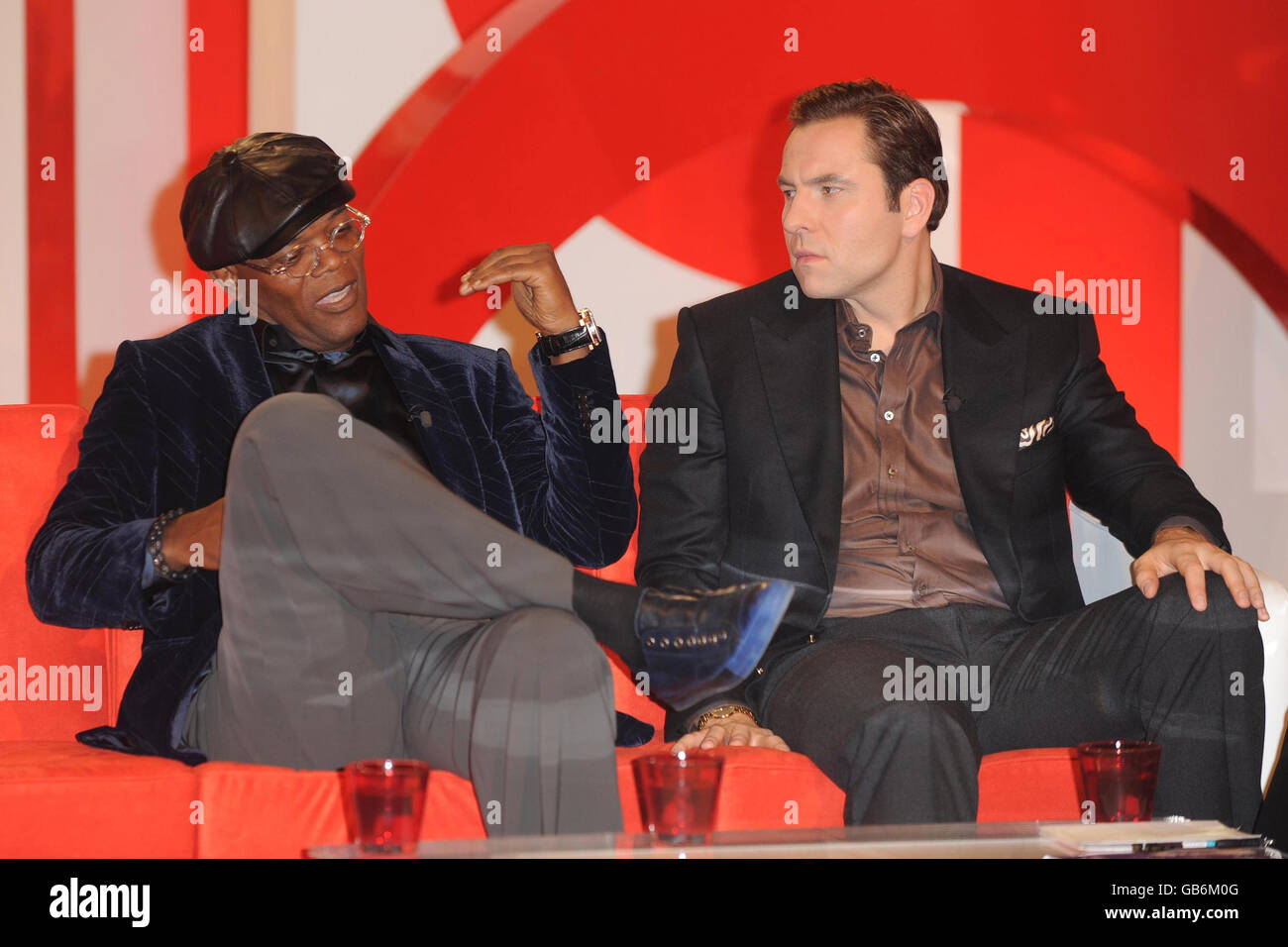 The Filming of 'Richard and Judy's New Position' - London Stock Photo ...