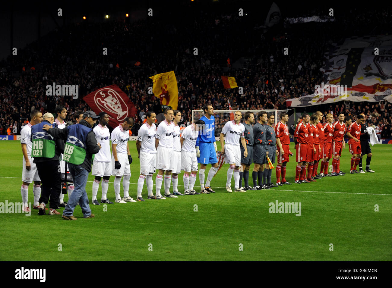 Psv champions league line up hi-res stock photography and images - Alamy
