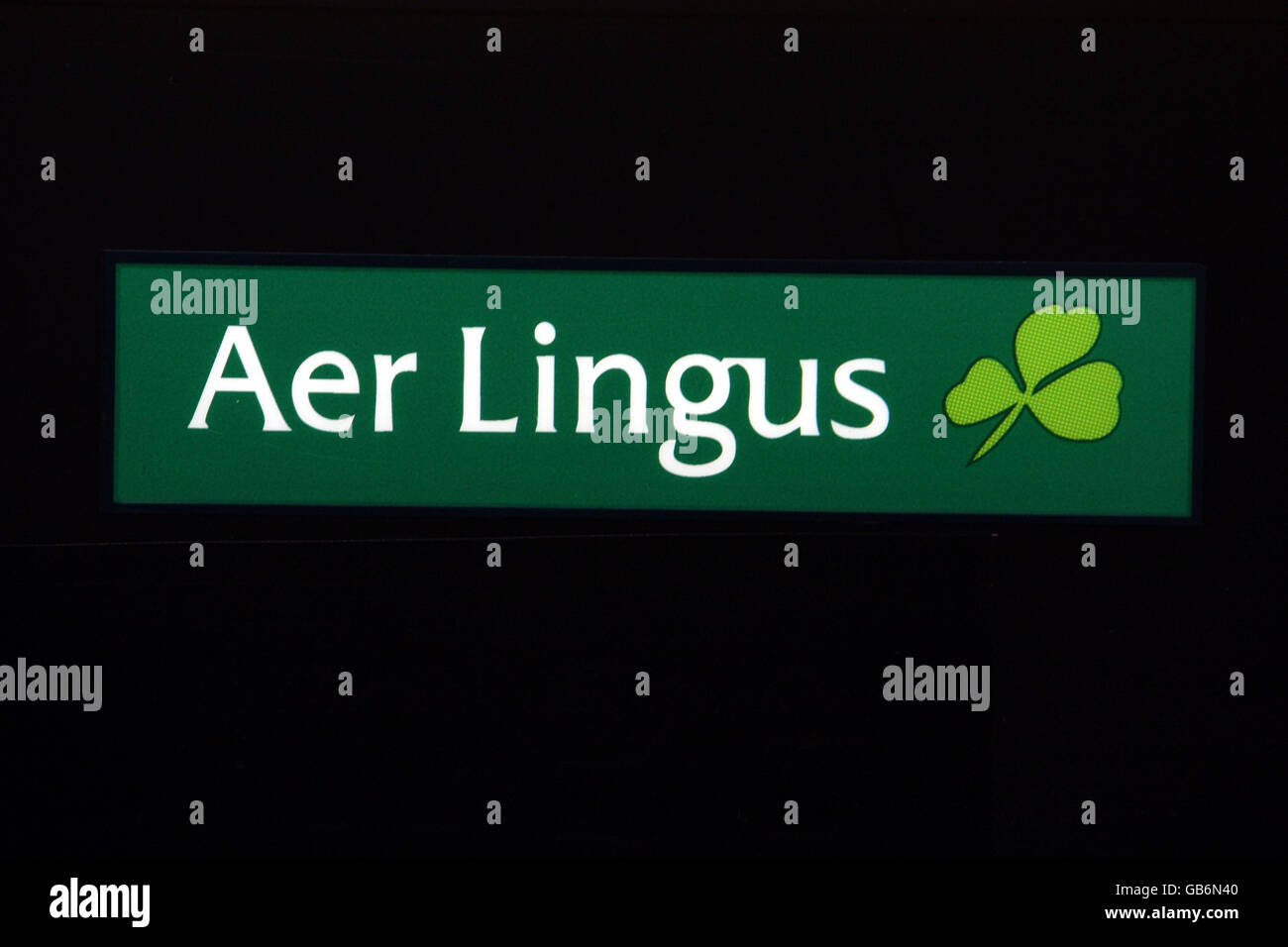 Aer Lingus to shed 1,500 jobs. An Aer Lingus logo Stock Photo - Alamy
